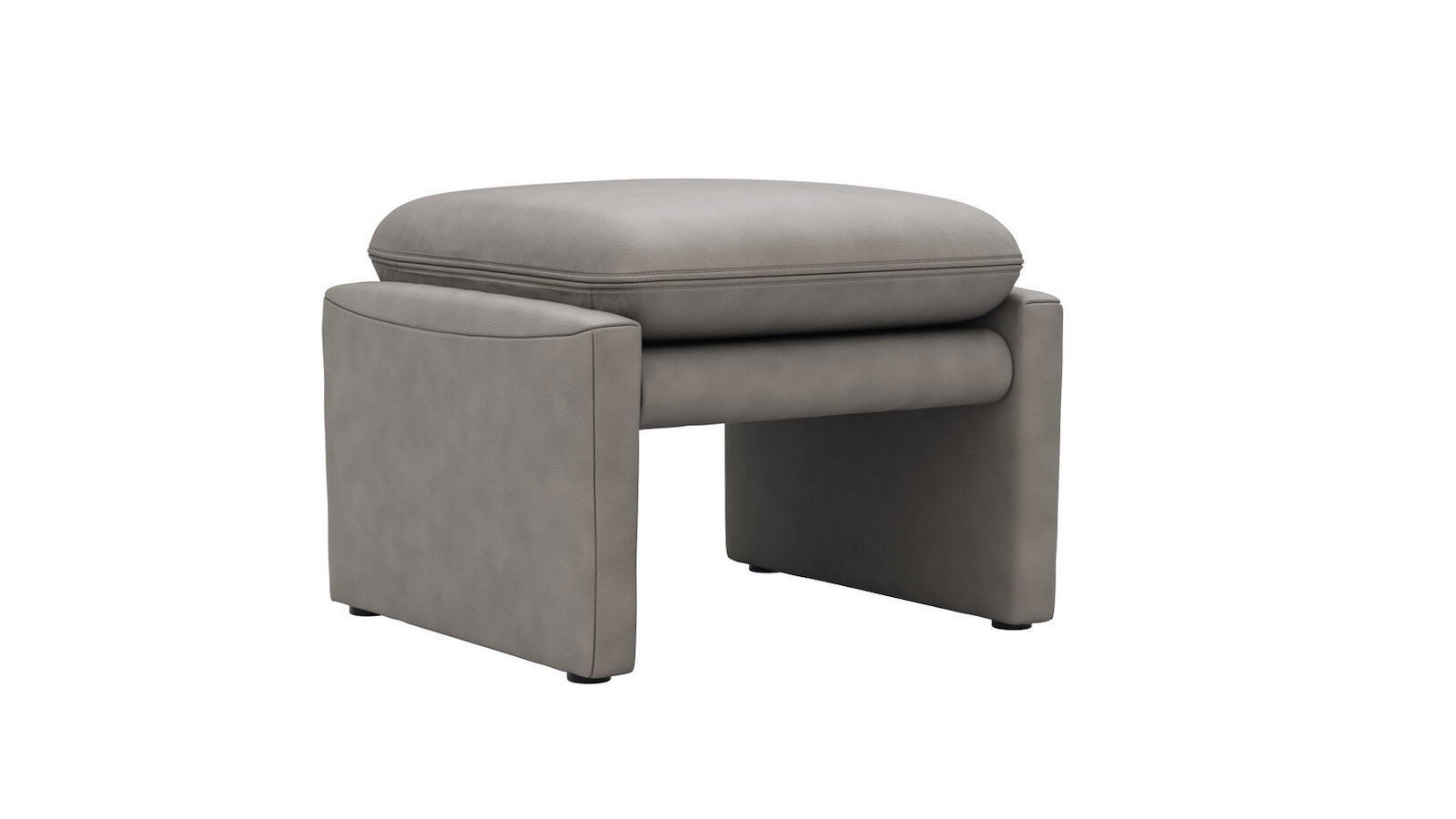 Grauer Hocker Tenero von Global Select - Home Company Möbel