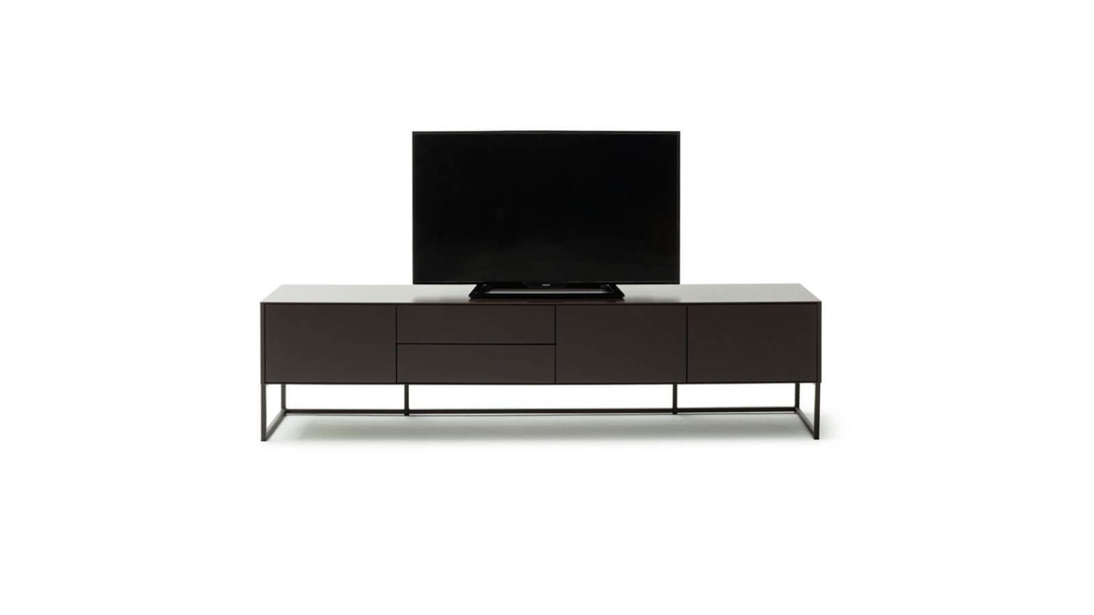 Lowboard Ove - B ca. 225cm, Lack Matt, Zartbitter - Home Company Möbel